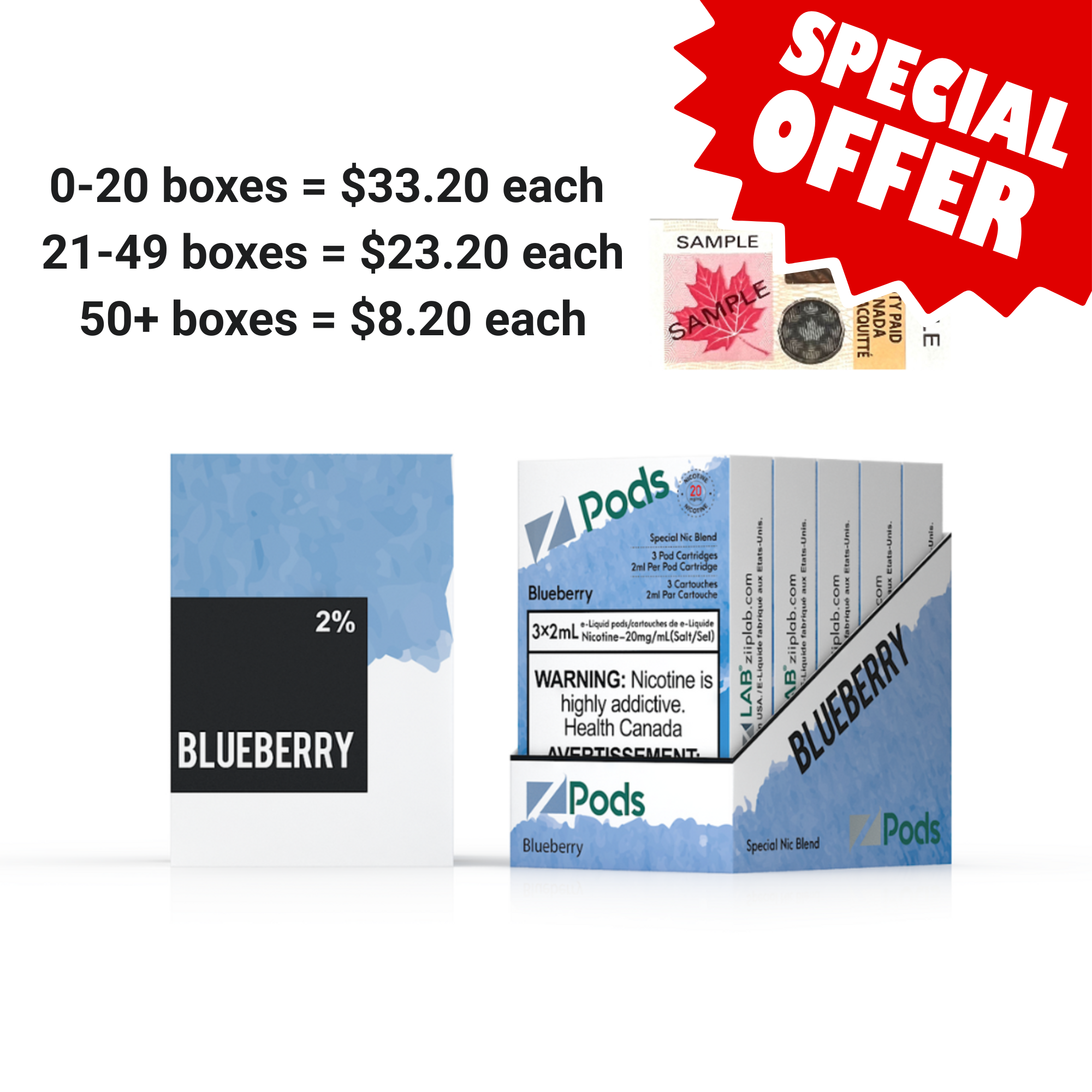 Zpods - Blueberry – DISTRIBUTION BULLET INC.