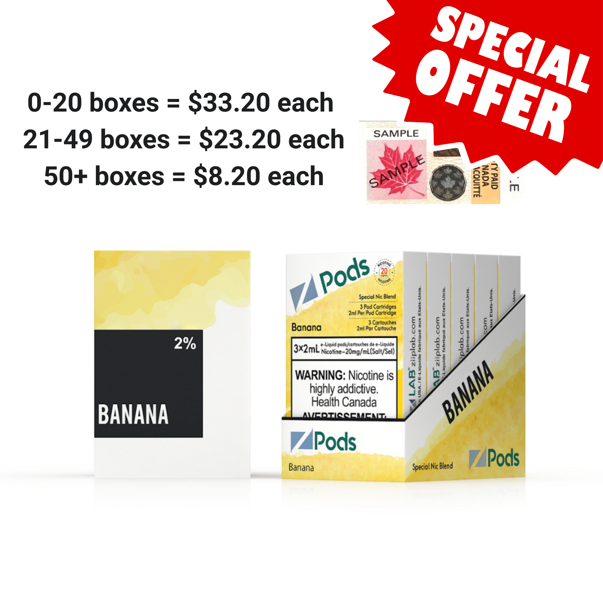 Zpods - Banana – DISTRIBUTION BULLET INC.