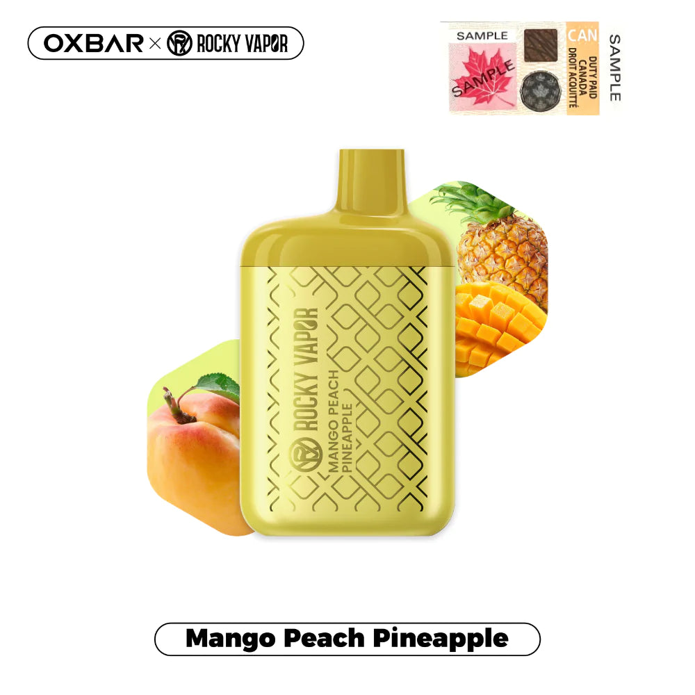 Oxbar Rocky Vapor - Mango Peach Pineapple – Bullet Distribution Inc.